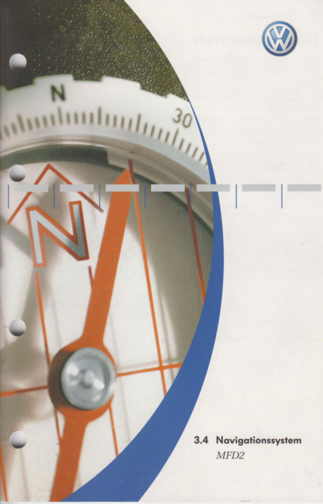 Anleitung Volkswagen Navigation MFD2 CD Deutsch, 2,00